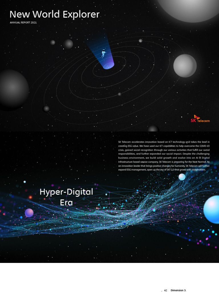 SK Telecom Annual Report 2021 Eng F | PDF | E Commerce | Stocks