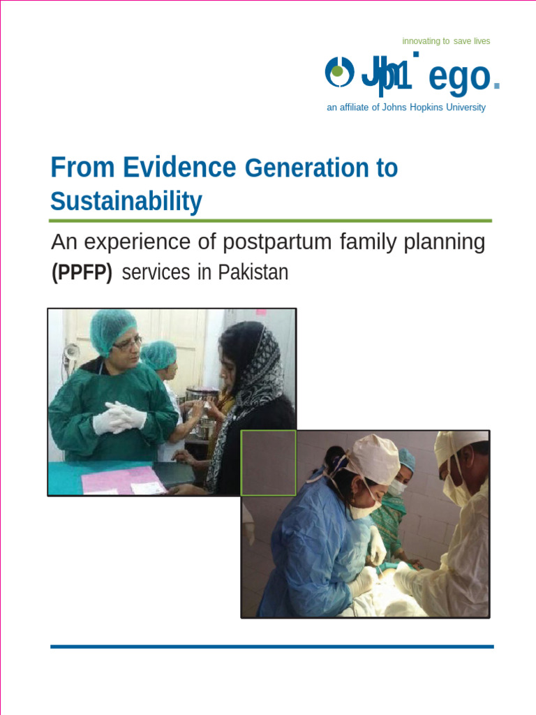 PPFP Experience Services in Pakistan - Manual | PDF | Family Planning | Total Fertility Rate