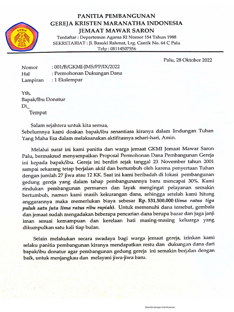 Proposal GKMI - MS | PDF