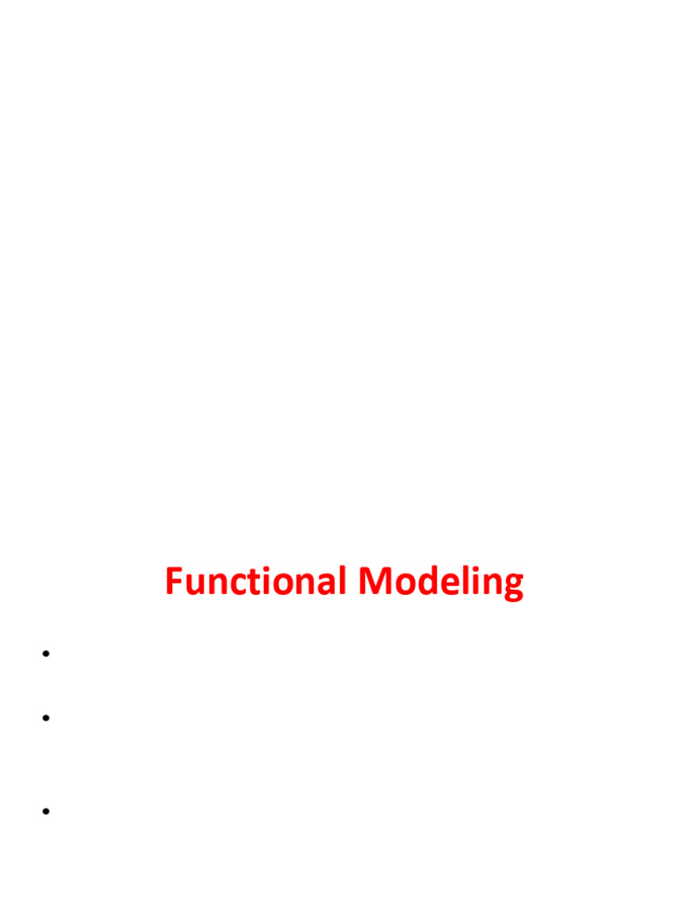 UNIT 2.2 Functional Modeling | PDF | Software Development | Computer ...