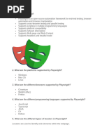 Playwright Cheat Sheet 1742579786 | PDF | Software | Computing