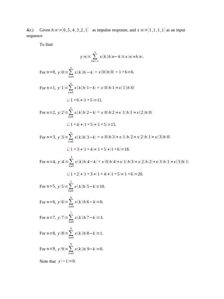 Last Two Years Question and Answers For DSP Extracts | PDF | Discrete ...