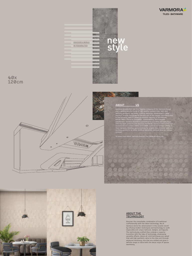 Varmora Tiles and Sanitaryware Catalogue | PDF | Tile | Physical Sciences