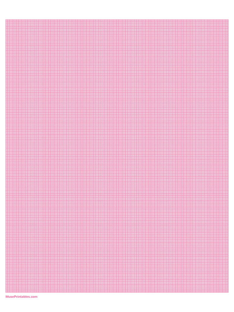 10 Squares Per CM Pink Graph Paper A4 Watermarked | PDF