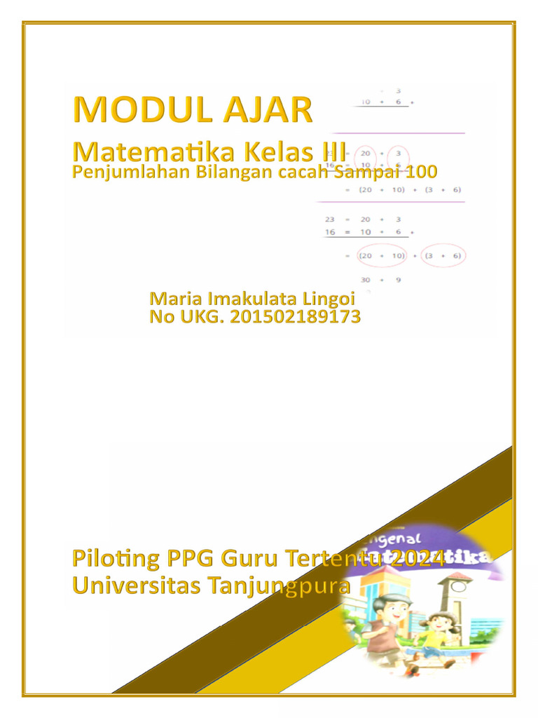 Perangkat Pembelajaran - Maria Imakulata Lingoi - F4302241082 | PDF