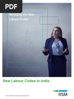 Overview of India's New Labour Codes | PDF | Employment | Wage