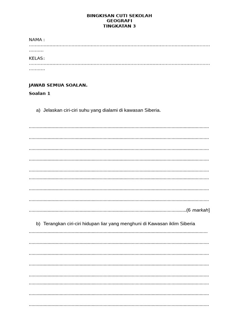 BINGKISAN CUTI SEKOLAH fm3 2024 | PDF