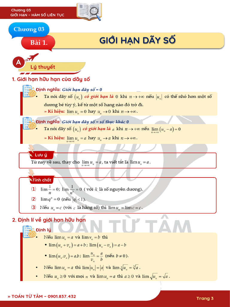 Chuyen de Gioi Han Ham So Lien Tuc Toan 11 Phần 1 | PDF