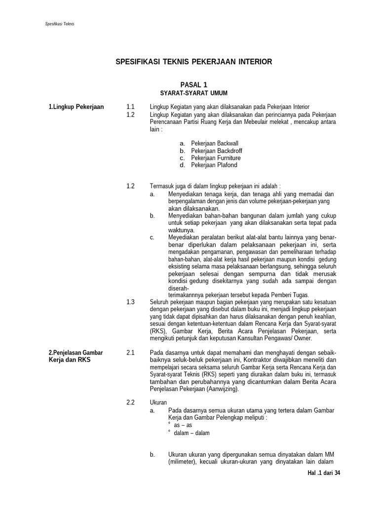 Rks Pek Interior | PDF
