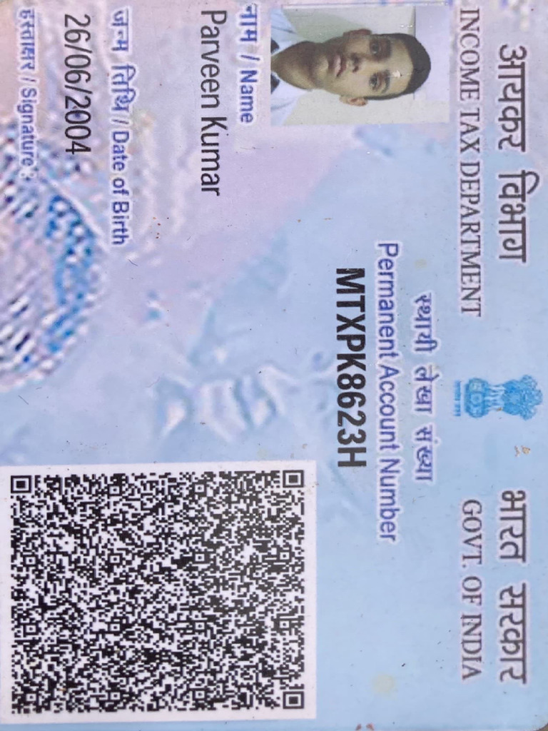 Pan Card Parveen | PDF