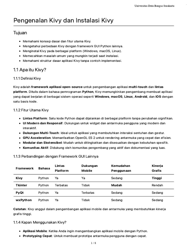 Praktkum Kivy Instalasi | PDF | Komputer