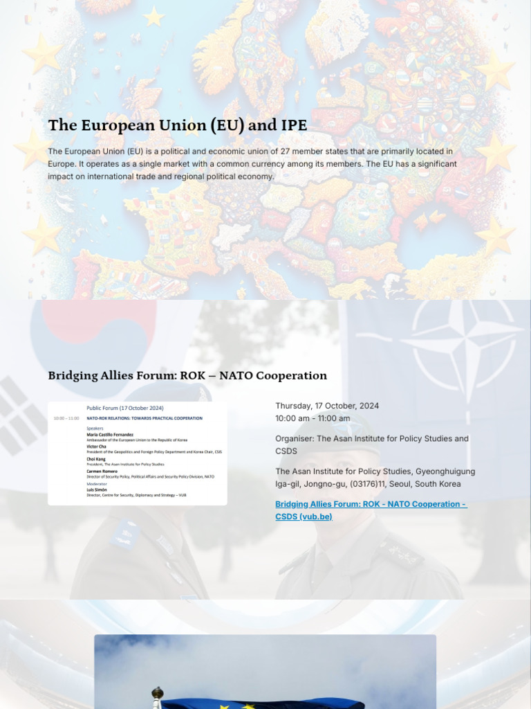 Week5 1 European Union EU | PDF | European Union | Economies