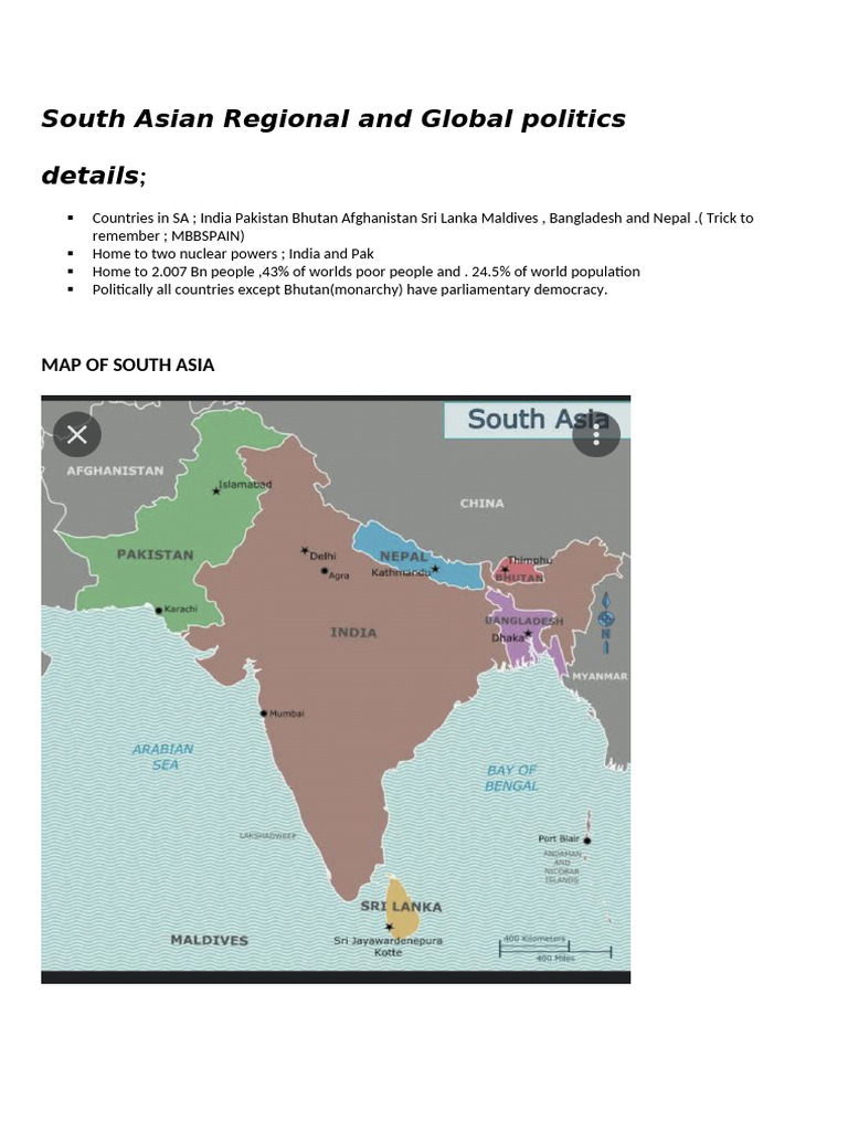 South Asia | PDF | South Asia