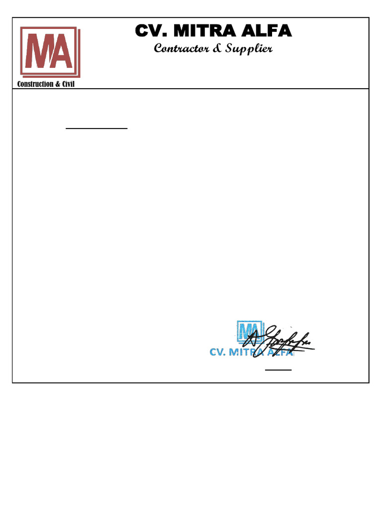 Surat Penawaran Scrab KIG 2023 | PDF