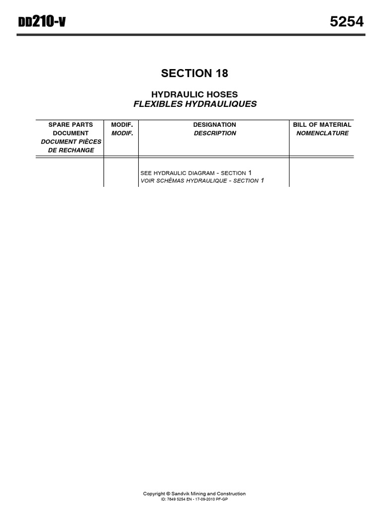s18 Hydraulic Hoses | PDF