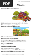Grade1 Picture Description Worksheet | PDF