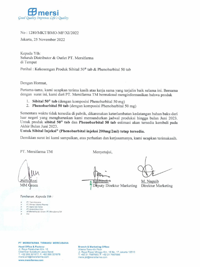 1280.25.11.22, Kekosongan Produk Sibital 50 Dan Phenobarbital 50 - All ...
