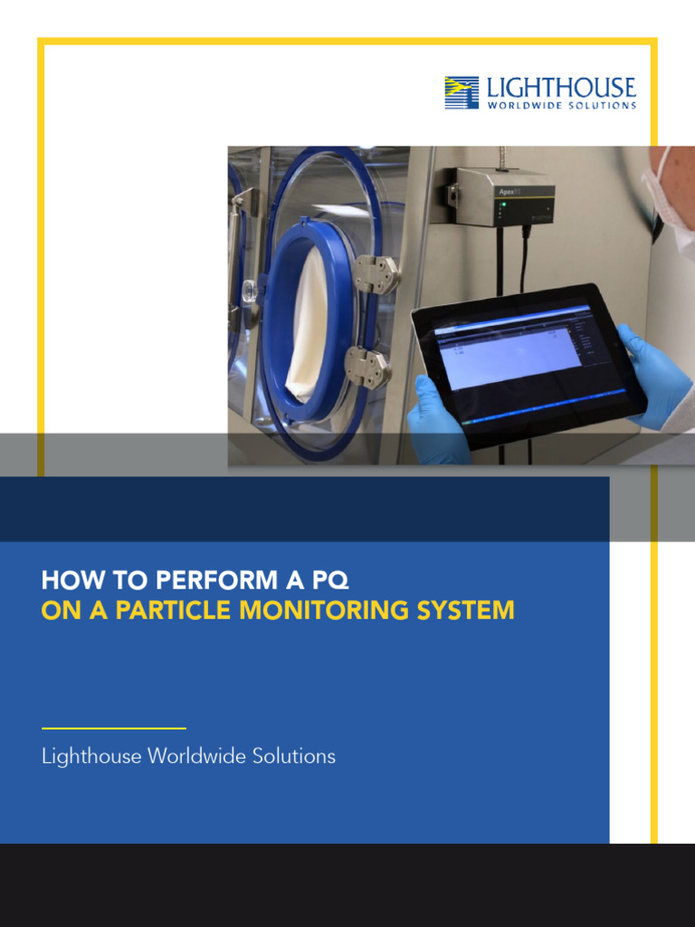 Tech Paper How To Perform A PQ On A Particle Monitoring System | PDF ...