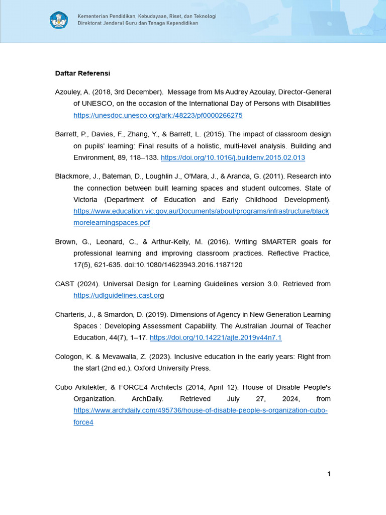 Referensi | PDF | Inclusion (Education) | Behavior Modification