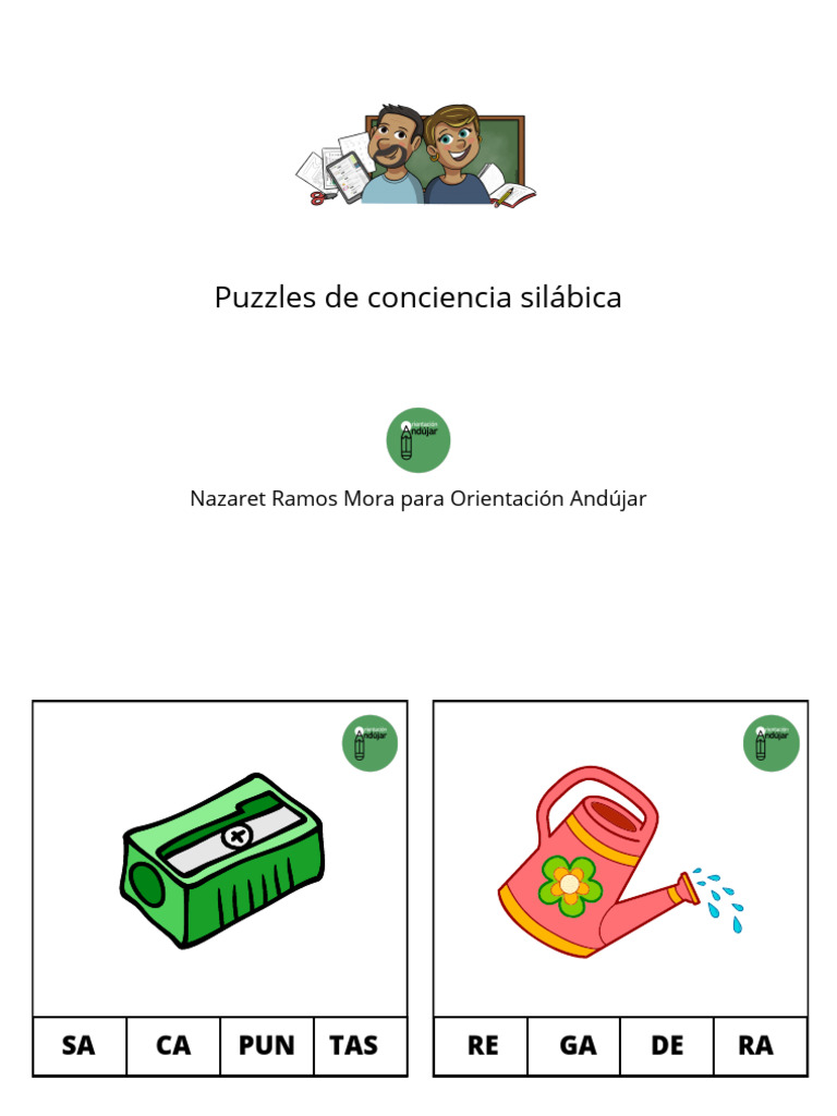 Puzzles Conciencia Silabica | PDF