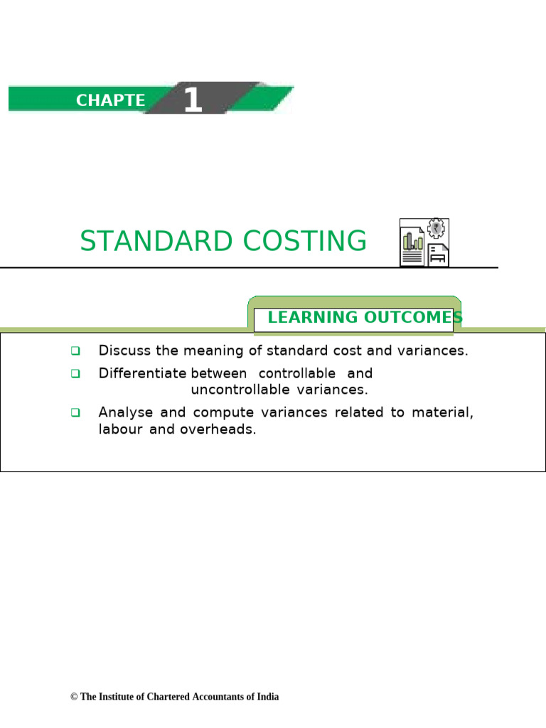 Standard Costing | PDF | Cost Accounting | Variance