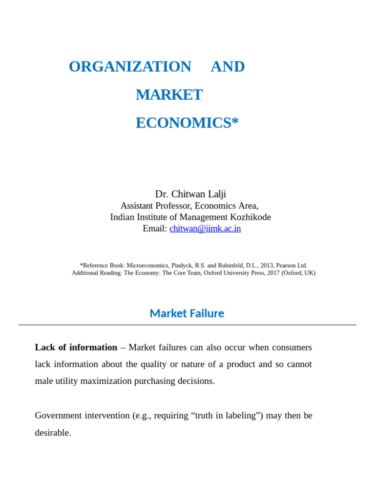 Asymmetric Information and Moral Hazard | PDF | Market (Economics ...