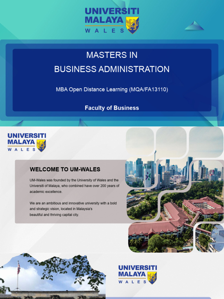 Um-Wales Fob Mba Odl 20240422 | PDF | Master Of Business Administration | Critical Thinking