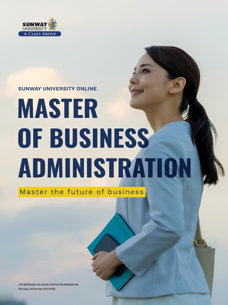 Master of Business Administration Programme Guide | PDF | Academic Degree | Bachelor's Degree