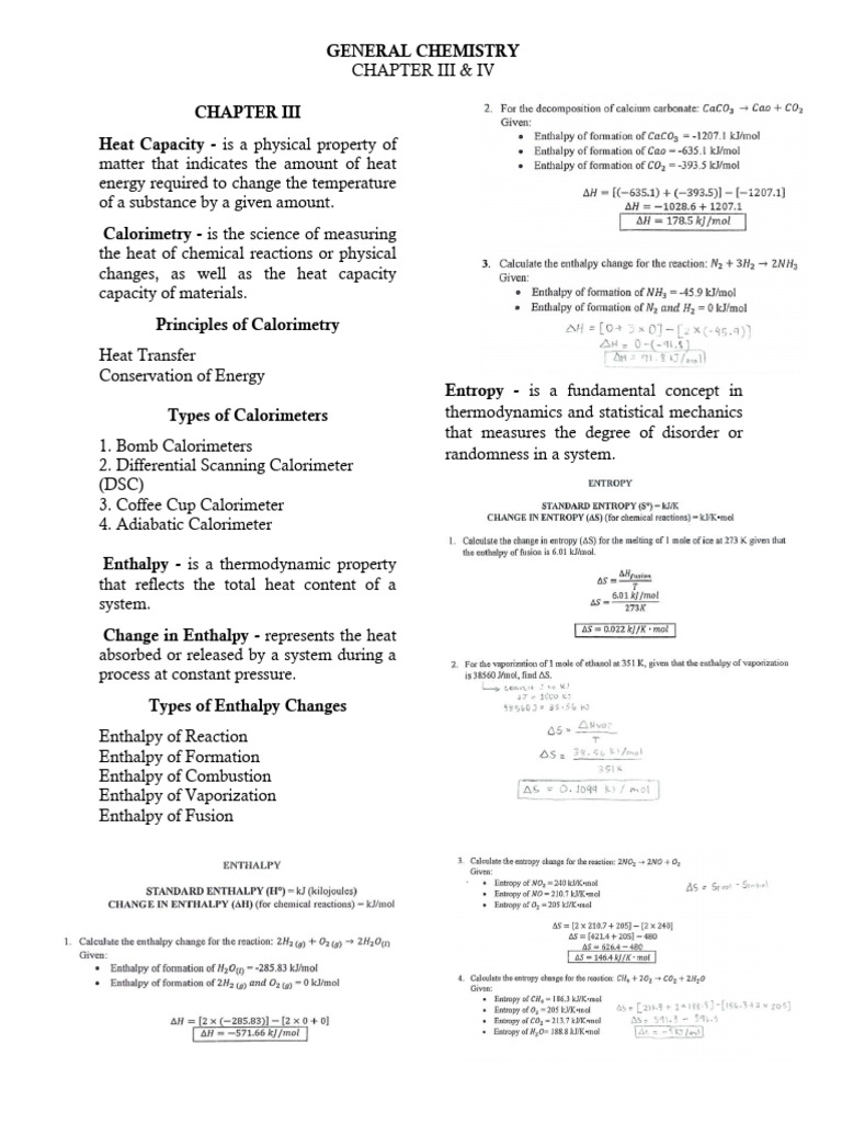 Gen Chem - Reviewer | PDF | Electrochemistry | Redox