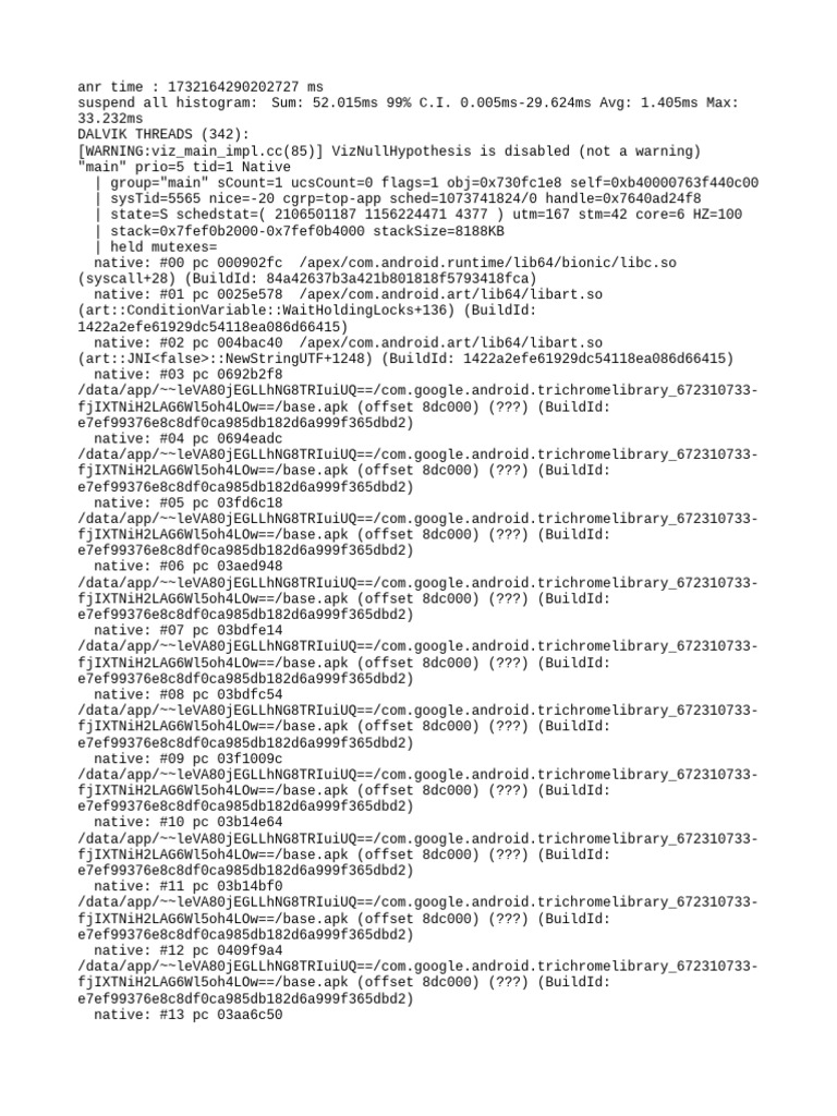 Anr Sys Trace File 1732164290197 | PDF | Java (Programming Language) | System Software