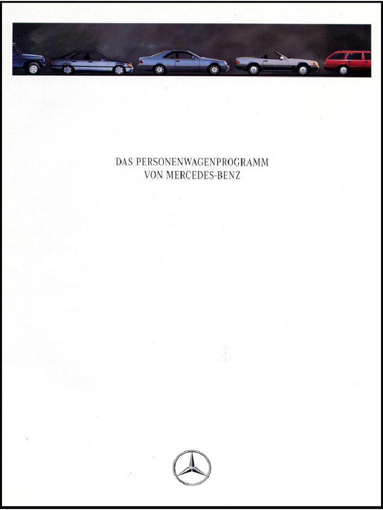 Mercedes Benz C Klasse w202 Brochure Ger | PDF