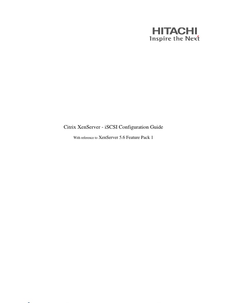 Citrix Xenserver Iscsi Configuration Guide Pdf Network Interface