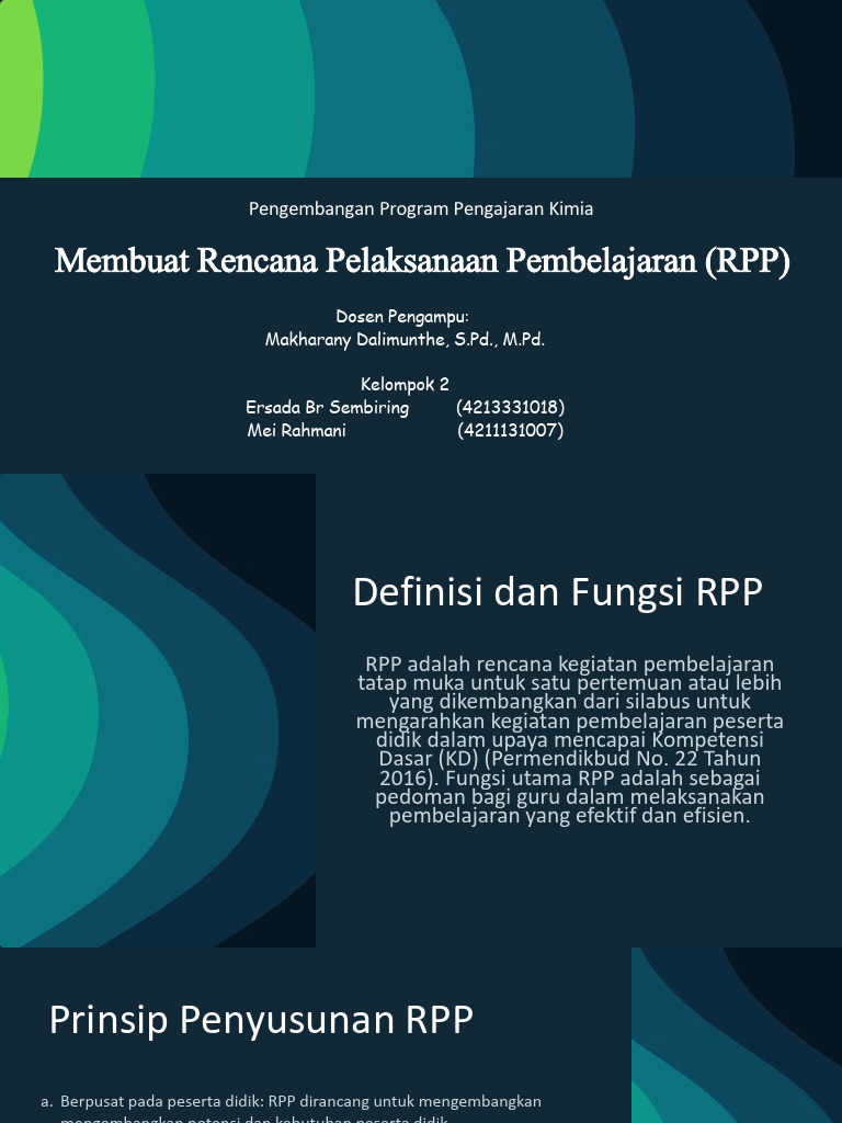 Kel.2 - Membuat RPP | PDF