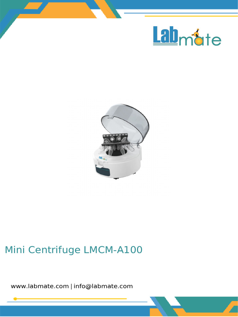 Mini Centrifuge LMCM A100 | PDF