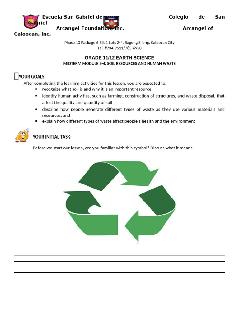 Earth Science Midterm 3-4 | PDF | Soil | Waste
