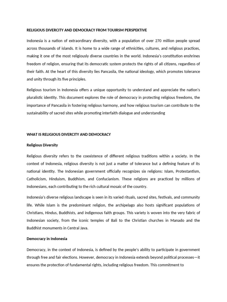 Materi Religious Diversity Baru | PDF | Religious Pluralism ...