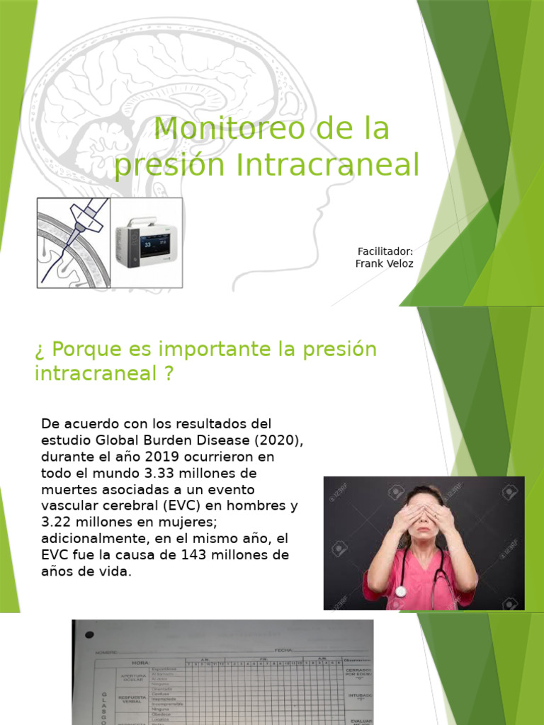 Monitoreo de La Presión Intracraneal | PDF