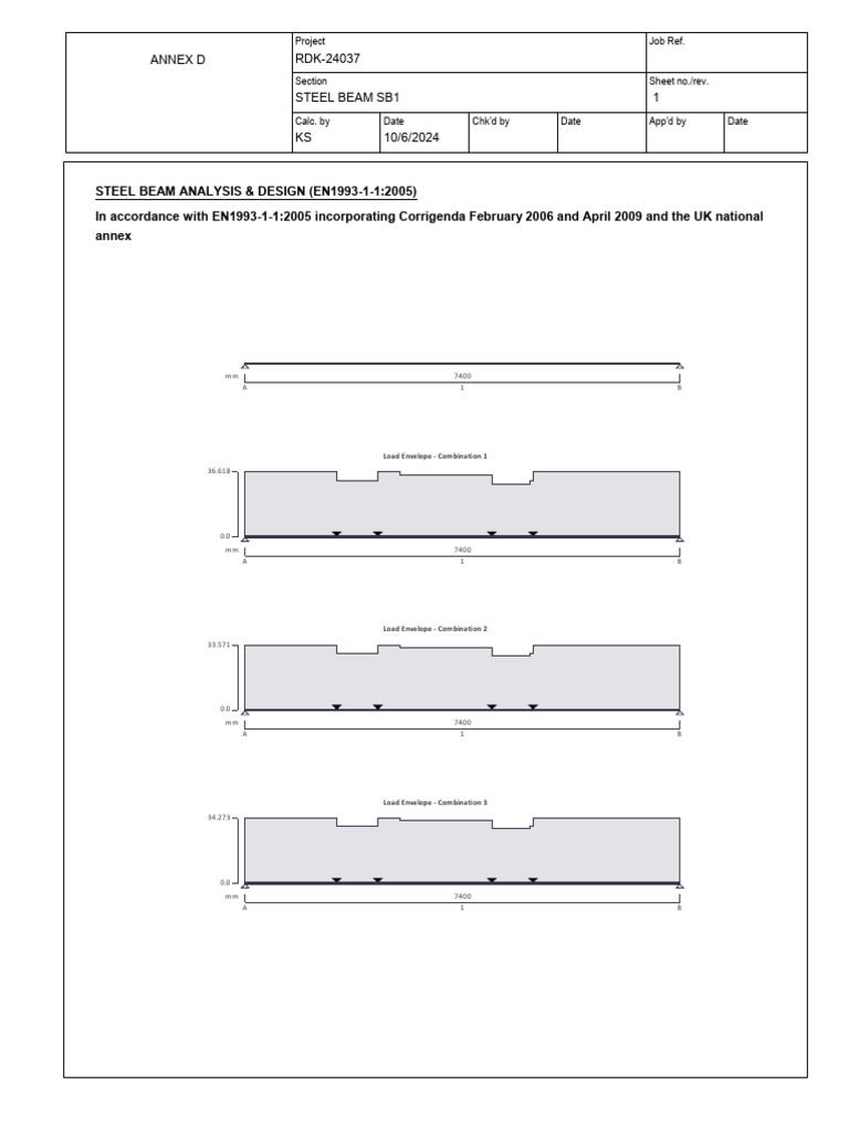 4.sb1 cal | PDF | Beam (Structure) | Strength Of Materials