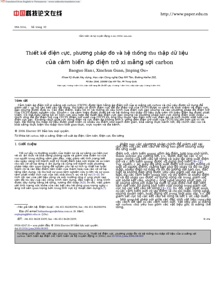 Electrode Design, Measuring Method and Data Acquisition System of ...