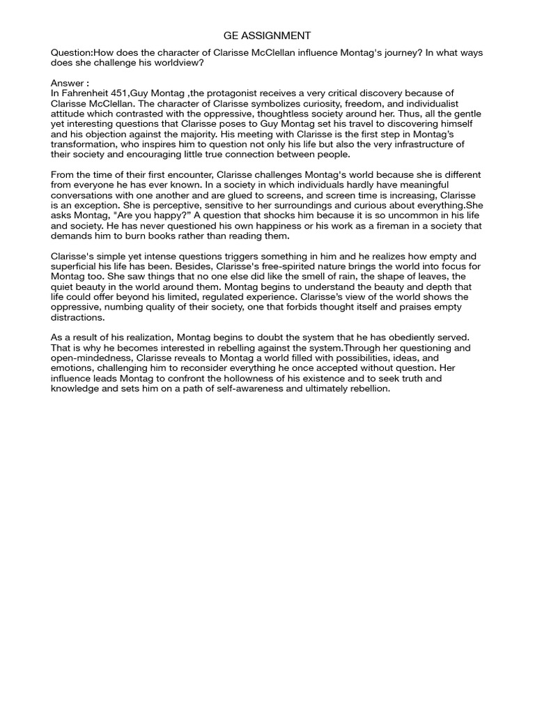 Ge Assignment | PDF | Social Science | Philosophy