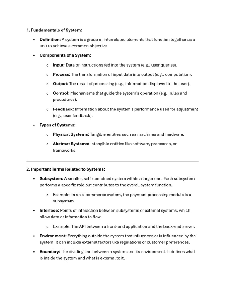 Chapter 1 | PDF | System | Software Prototyping