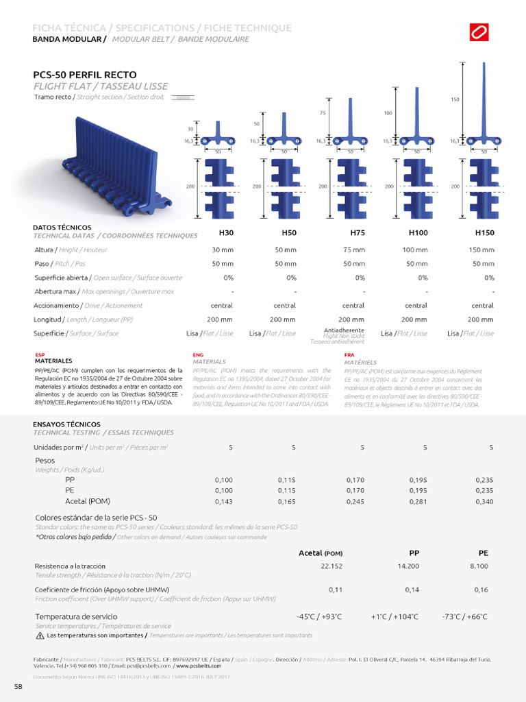 PCS 50 Accesorios | PDF