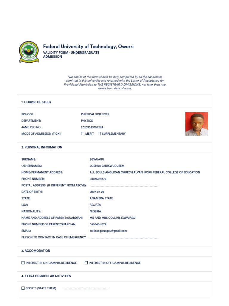FUTO SM Core Portal (2) | PDF