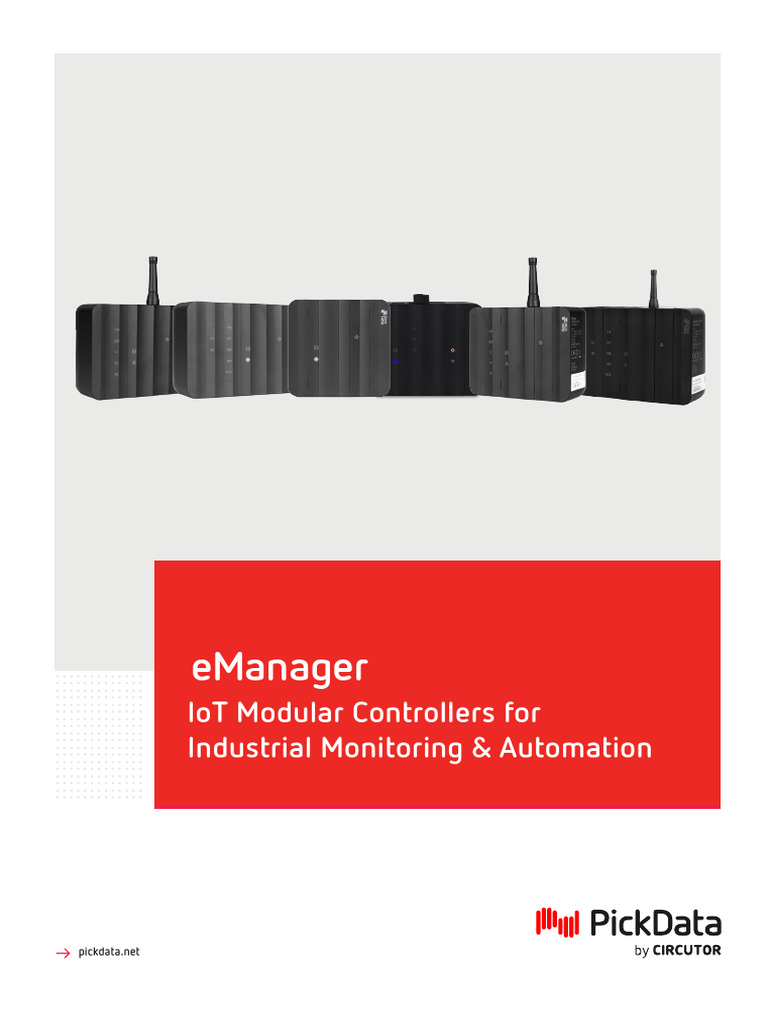 Emanager Industrial Modular Edge For IoT Solutions | PDF | Power Supply ...