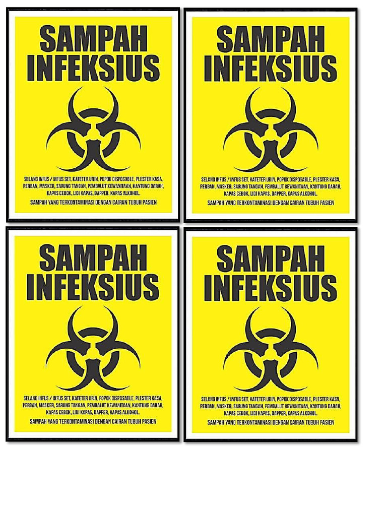 Sampah Infeksius | PDF