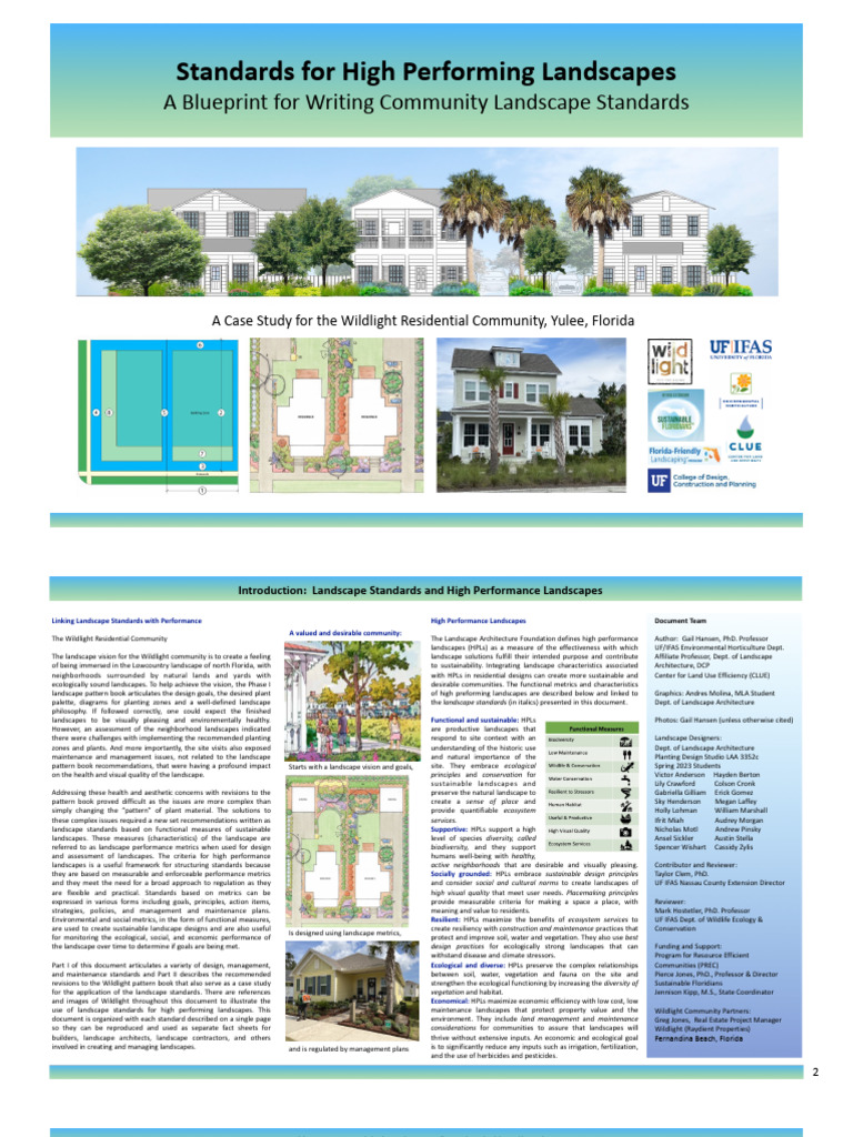 High Performance Landscape Standards Guide | PDF | Conservation Biology ...