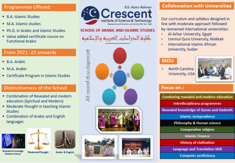 Sais Brochure Pdf Arabic Abrahamic Religions