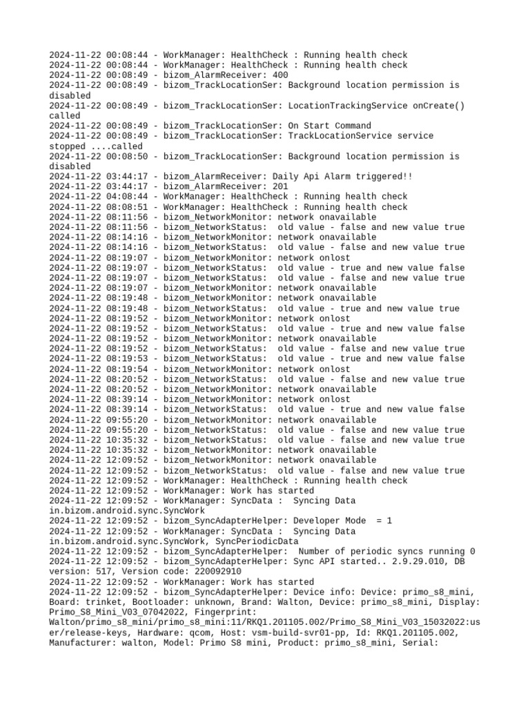 Logg 20241122 | PDF | Computer Engineering | Computing