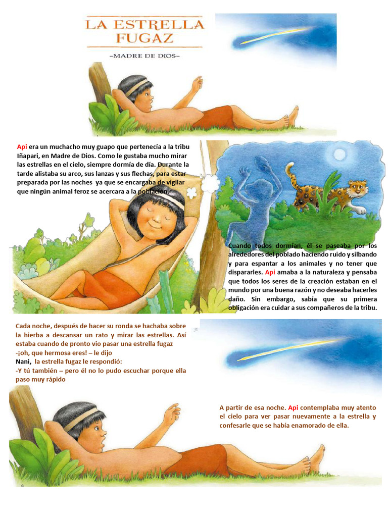 La estrella fugaz y Api | PDF