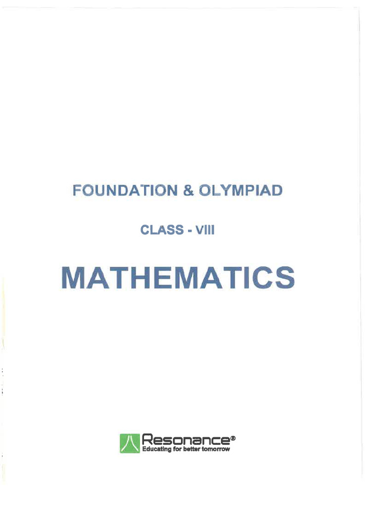 Maths CH 1 | PDF